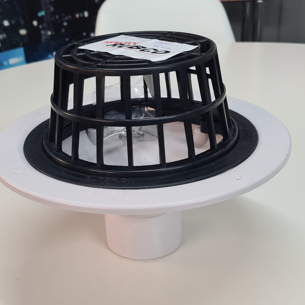 Allproof Sure Flow O/Flow 100mm - Rubber Roofing