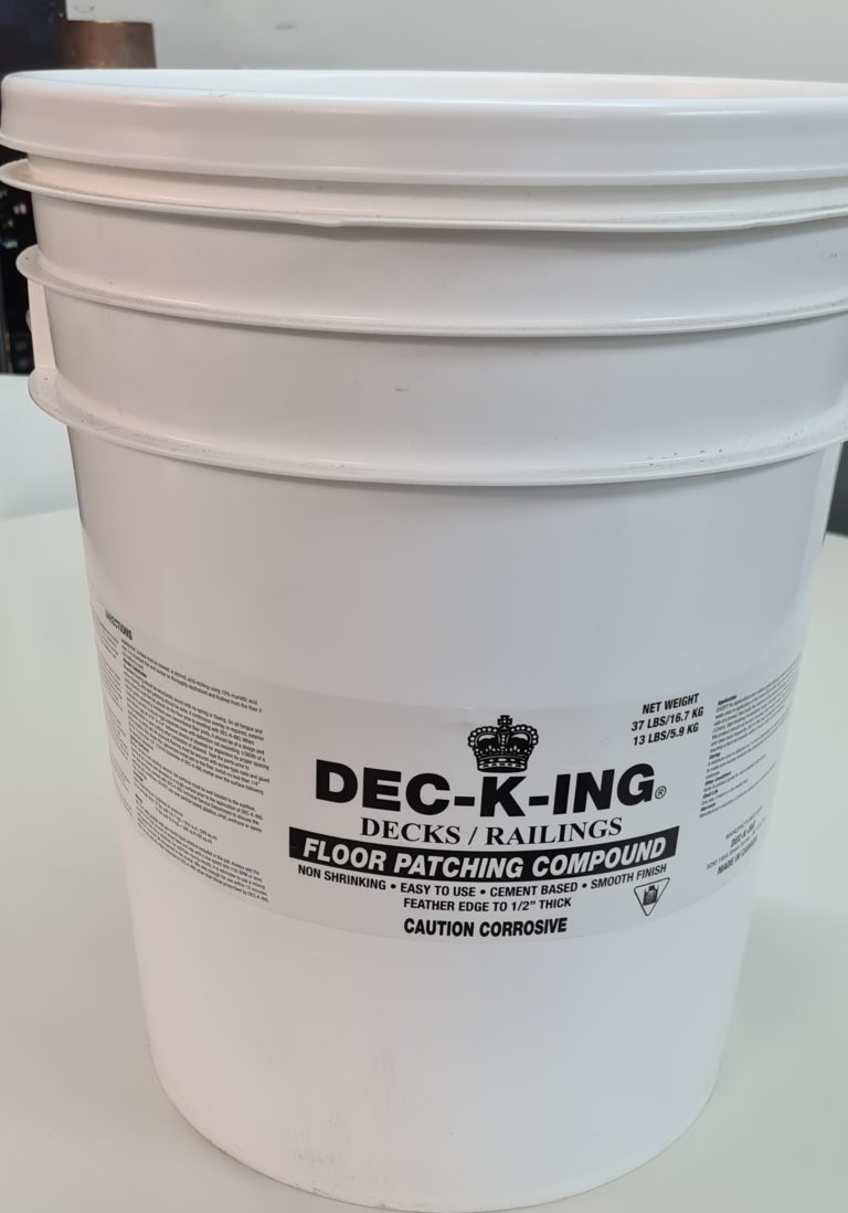 19ltr dec-k-ing floor repair compound - Rubber Roofing