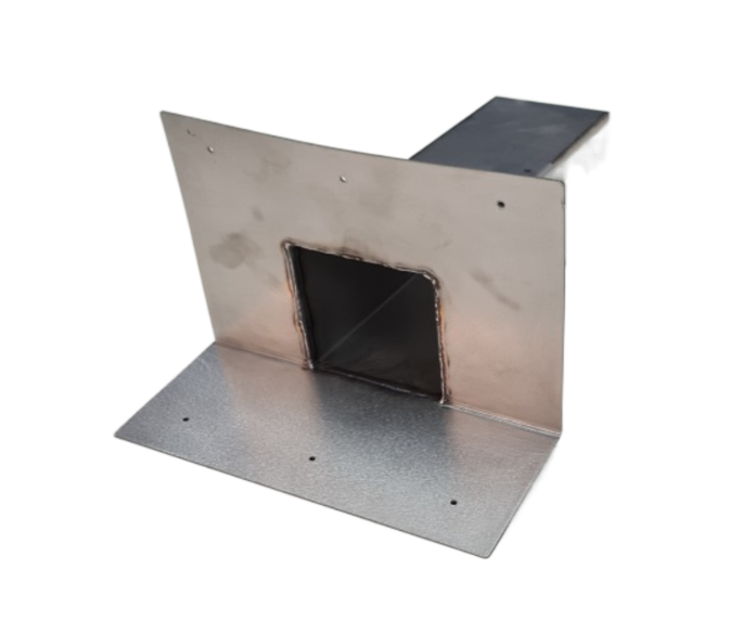 Stainless Steel Scupper 100mm x 100mm - Rubber Roofing