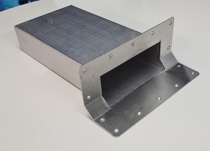 Stainless Steel Scupper With Fillet - Rubber Roofing