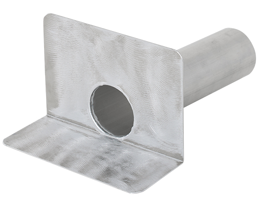 Aluminium Scupper Round 80mm - Rubber Roofing