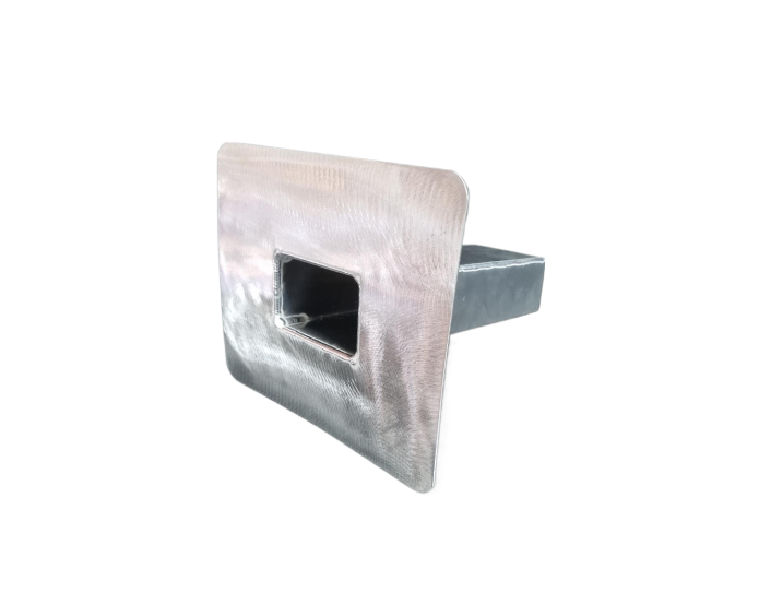 Aluminium Overflow 100mm x 65mm - Rubber Roofing