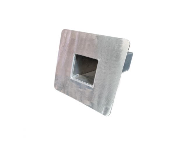 Aluminium Overflow 100mm x 100mm - Rubber Roofing
